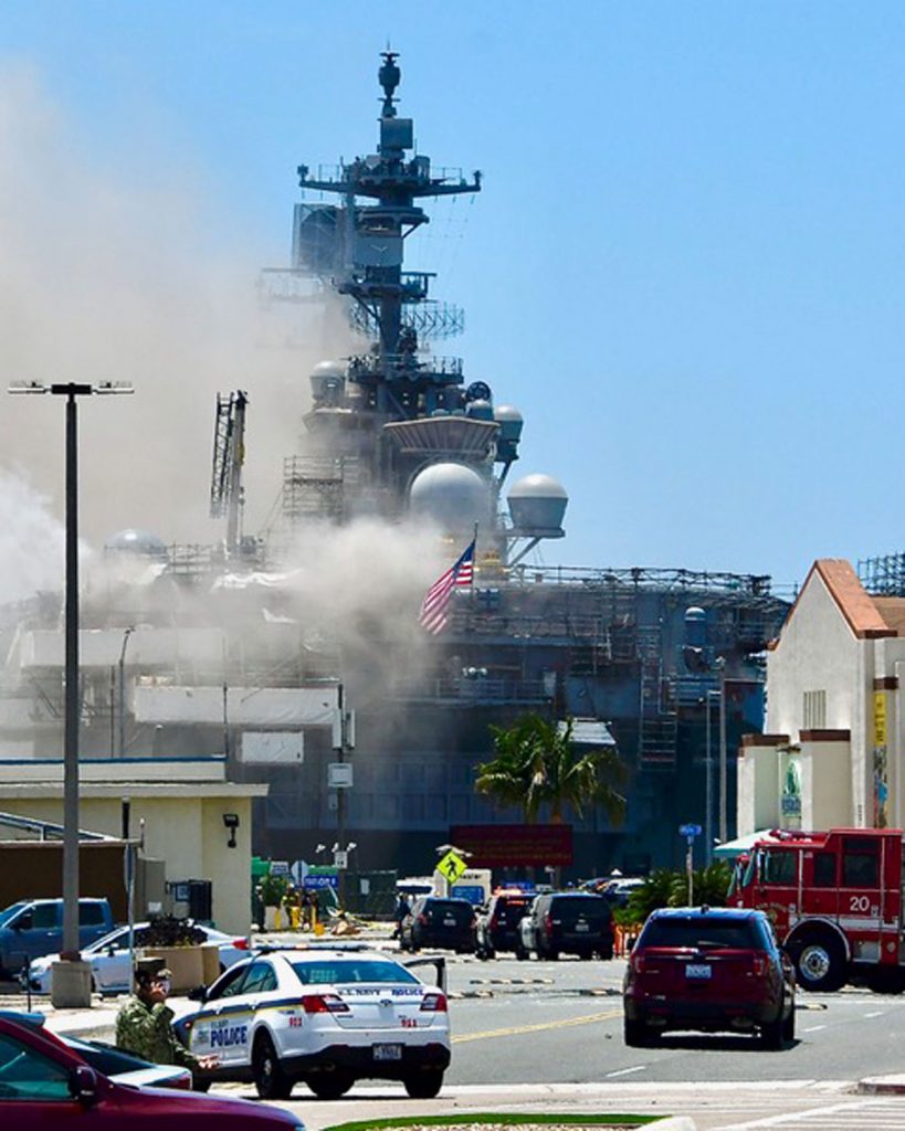 National City approves funds for residents affected by naval ship fire ...